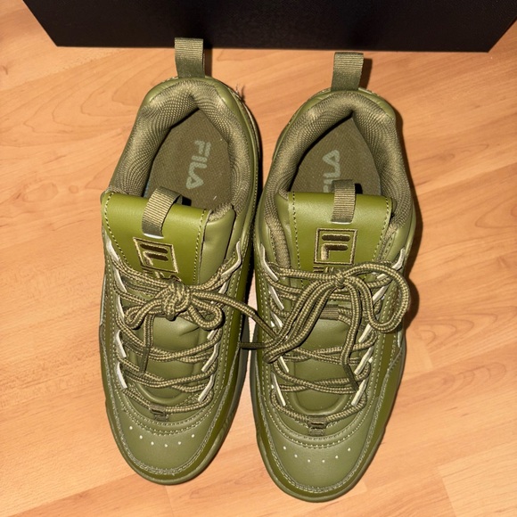 Fila | Shoes | Fila Mens Green Sneakers | Poshmark